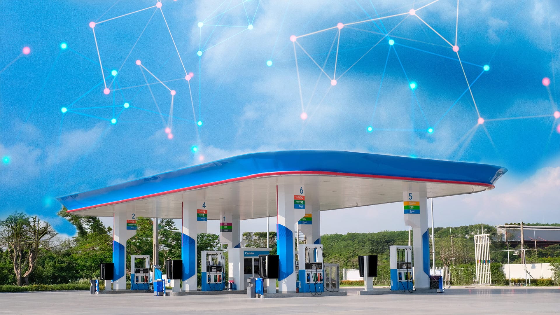 Fully automated service stations run more efficiently
